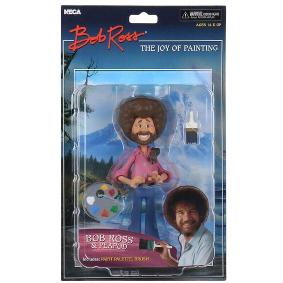Neca | Toys | Bob Ross Toony Classics Action Figure With Peapod Neca ...